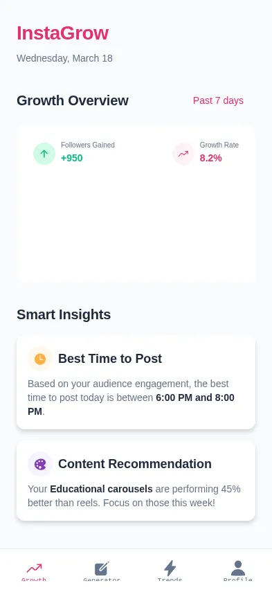 InstaGrow Assistant