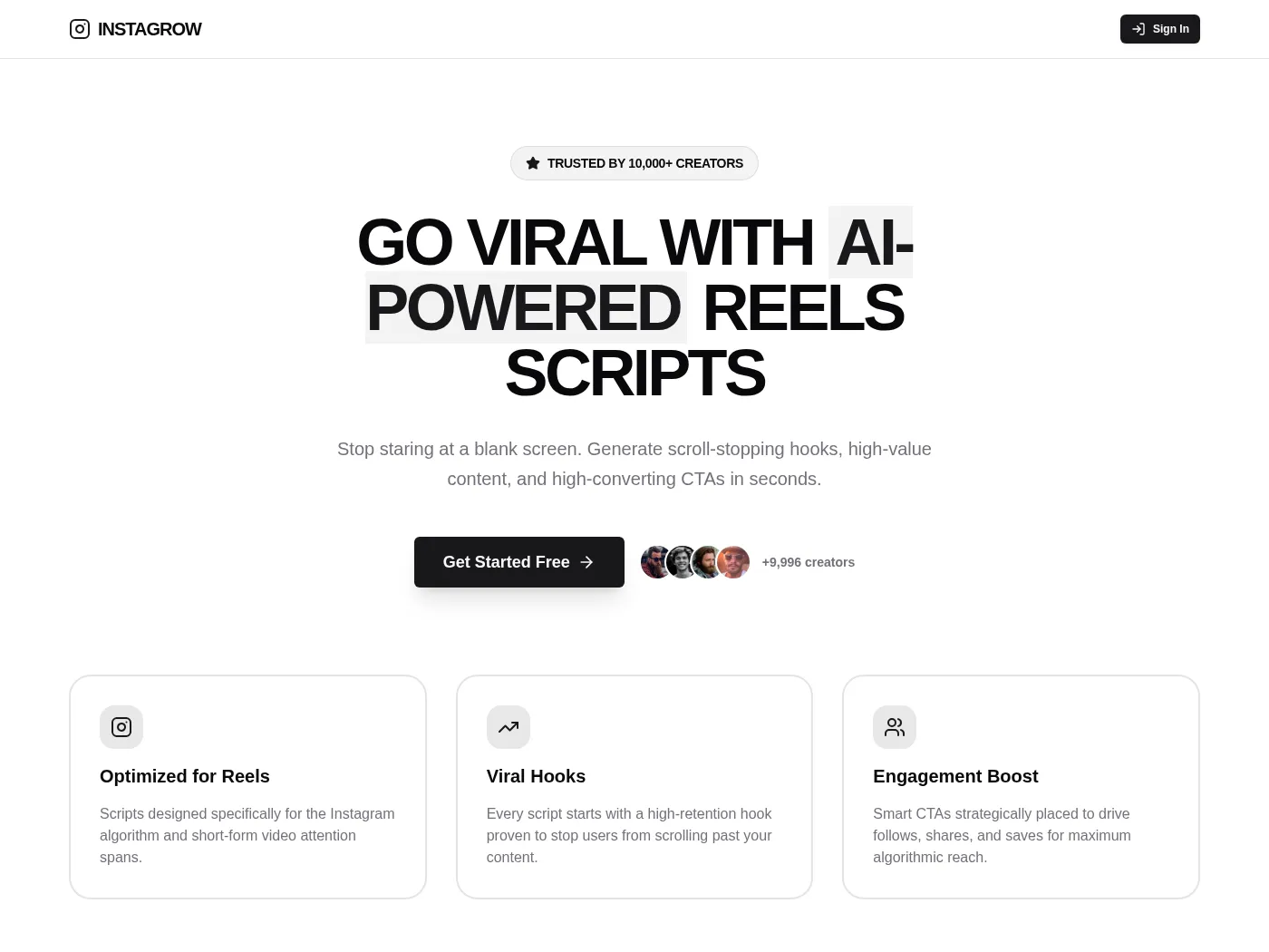 Insta Growth Script