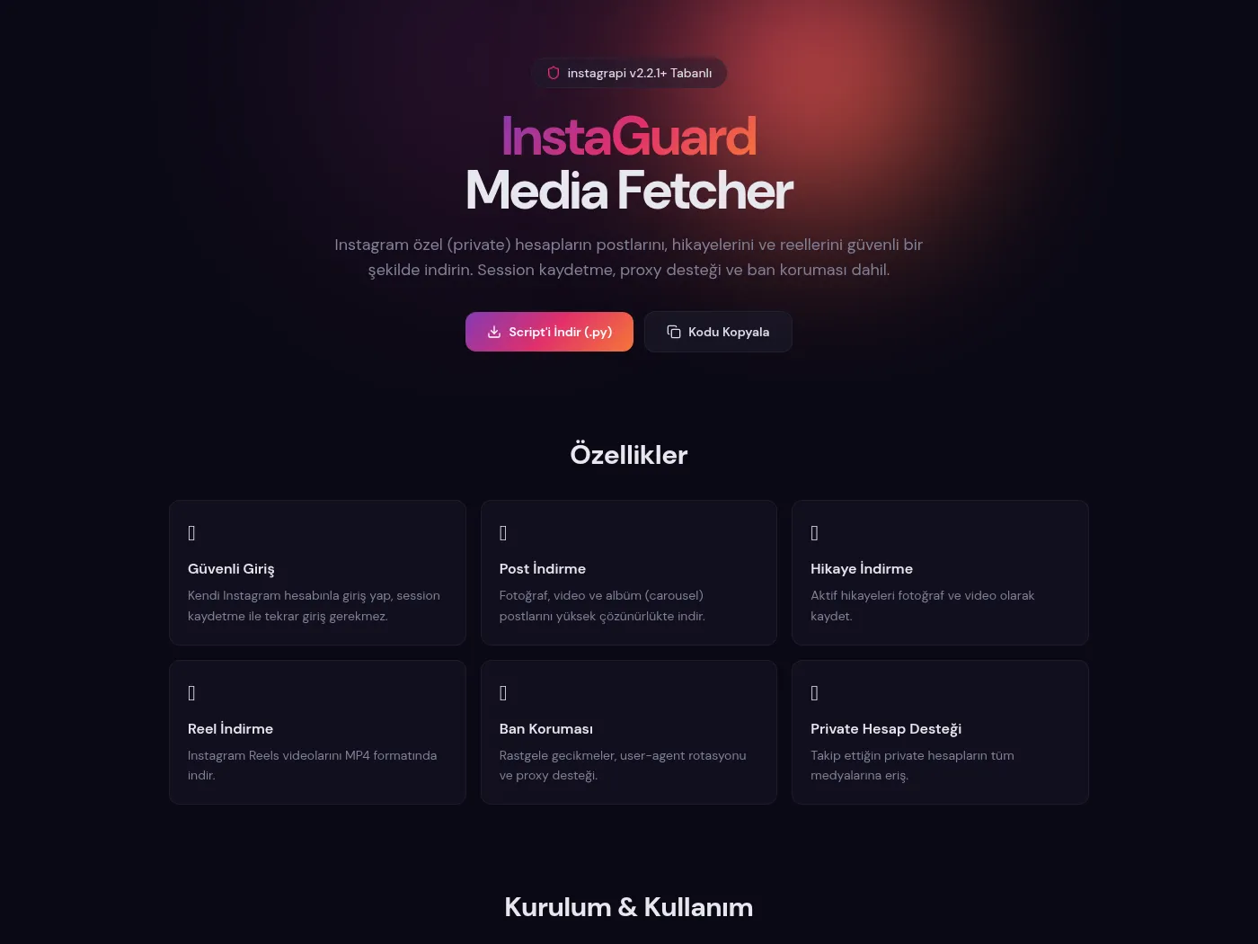 InstaGuard Media Fetcher