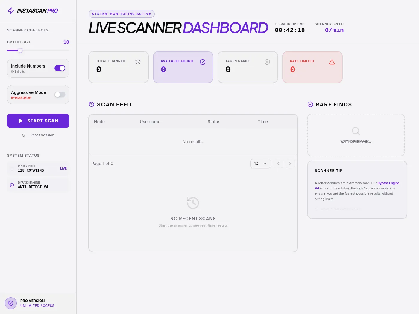 Insta Name Scanner Pro