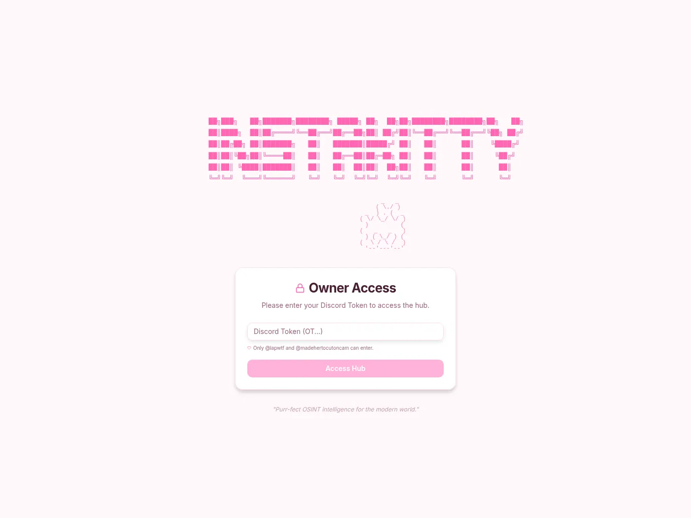 InstaKitty OSINT Hub