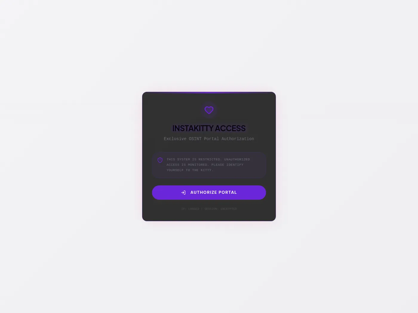 InstaKitty OSINT Portal