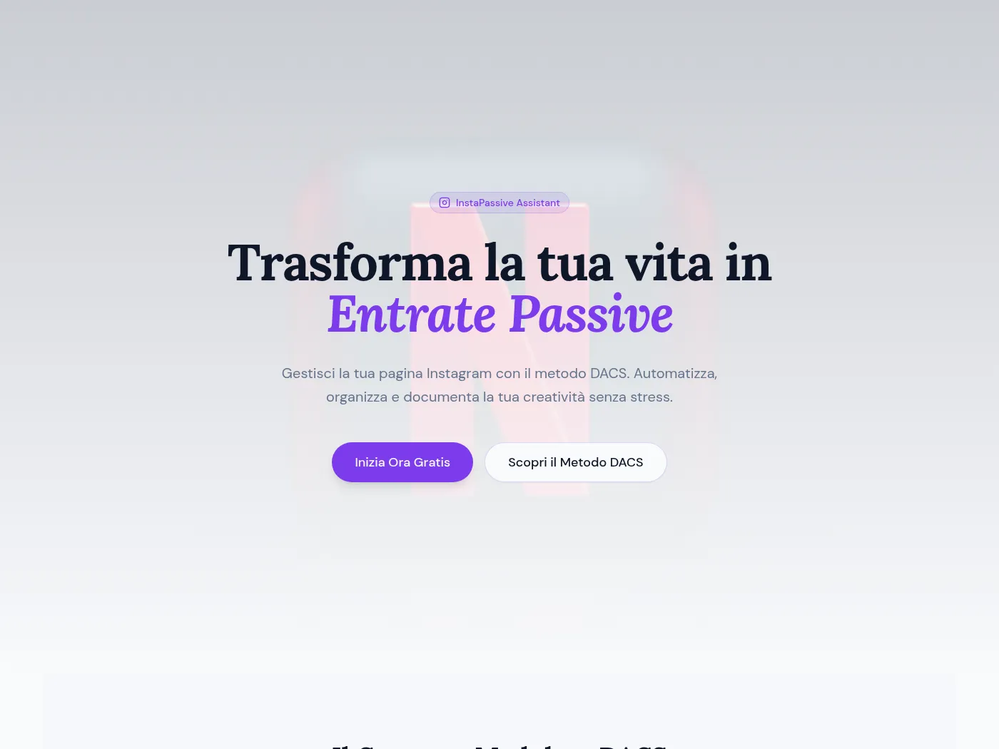 InstaPassive Assistant