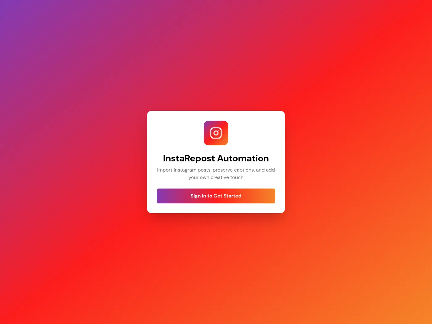 InstaRepost Automation
