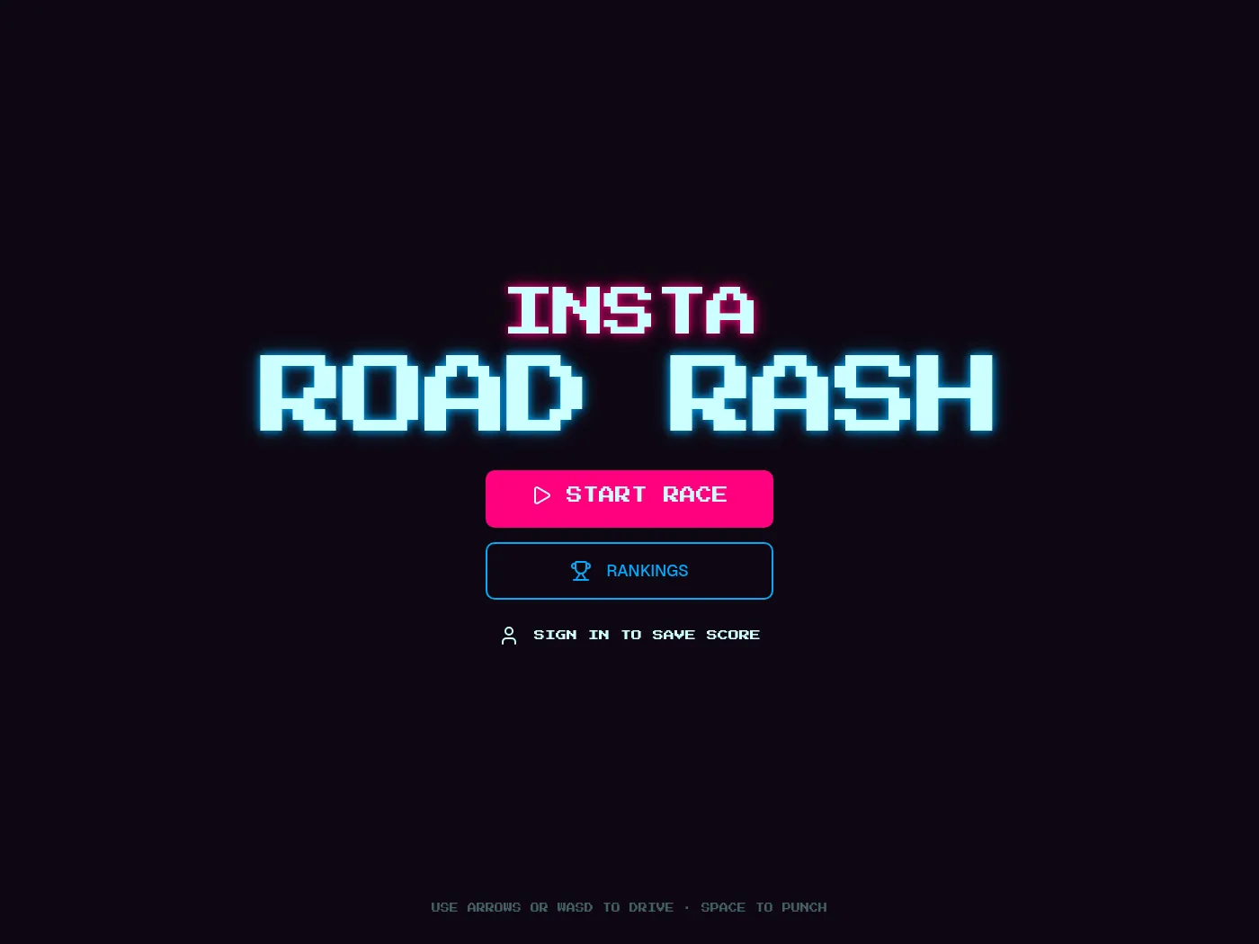 Insta Road Rash Game