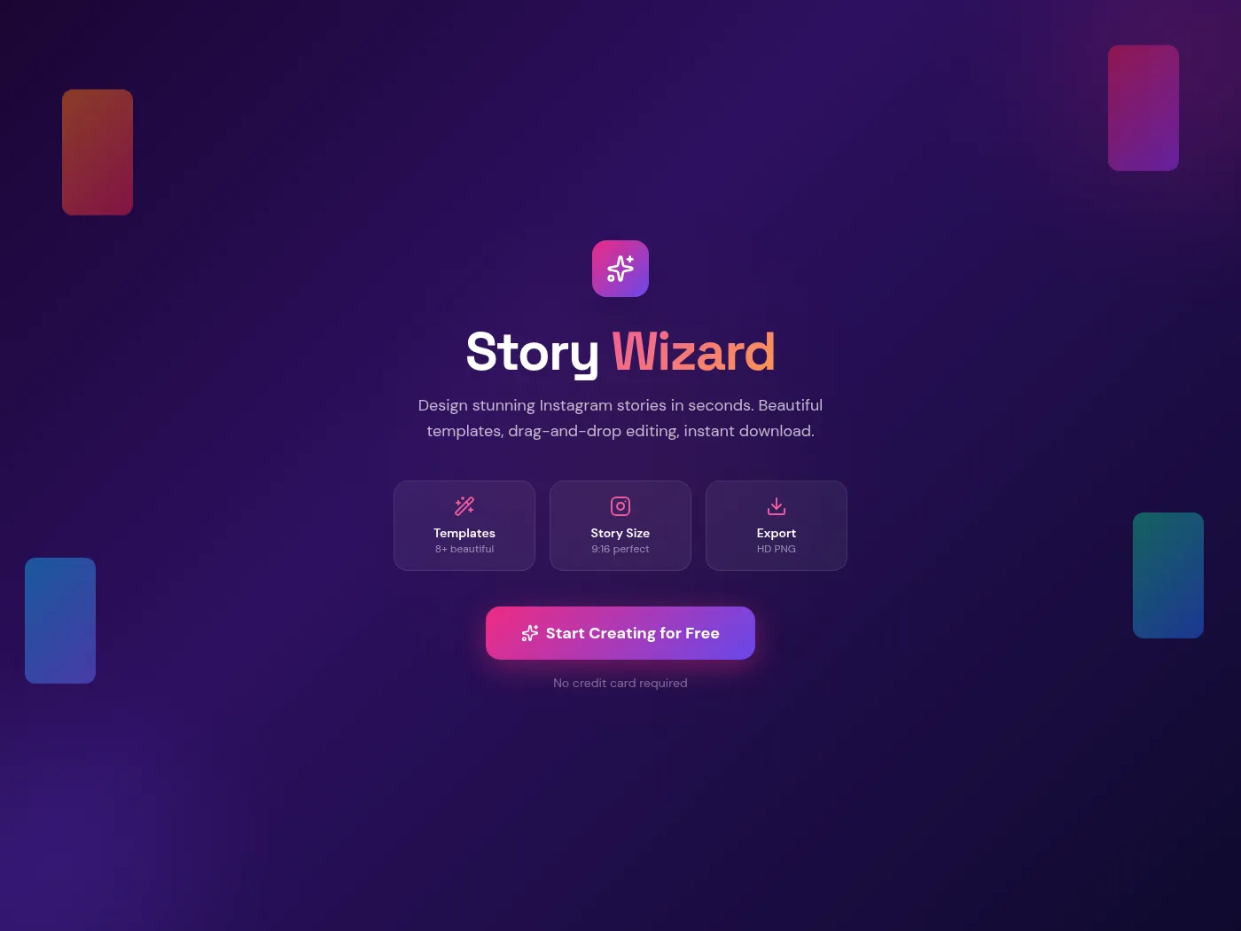 Insta Story Wizard