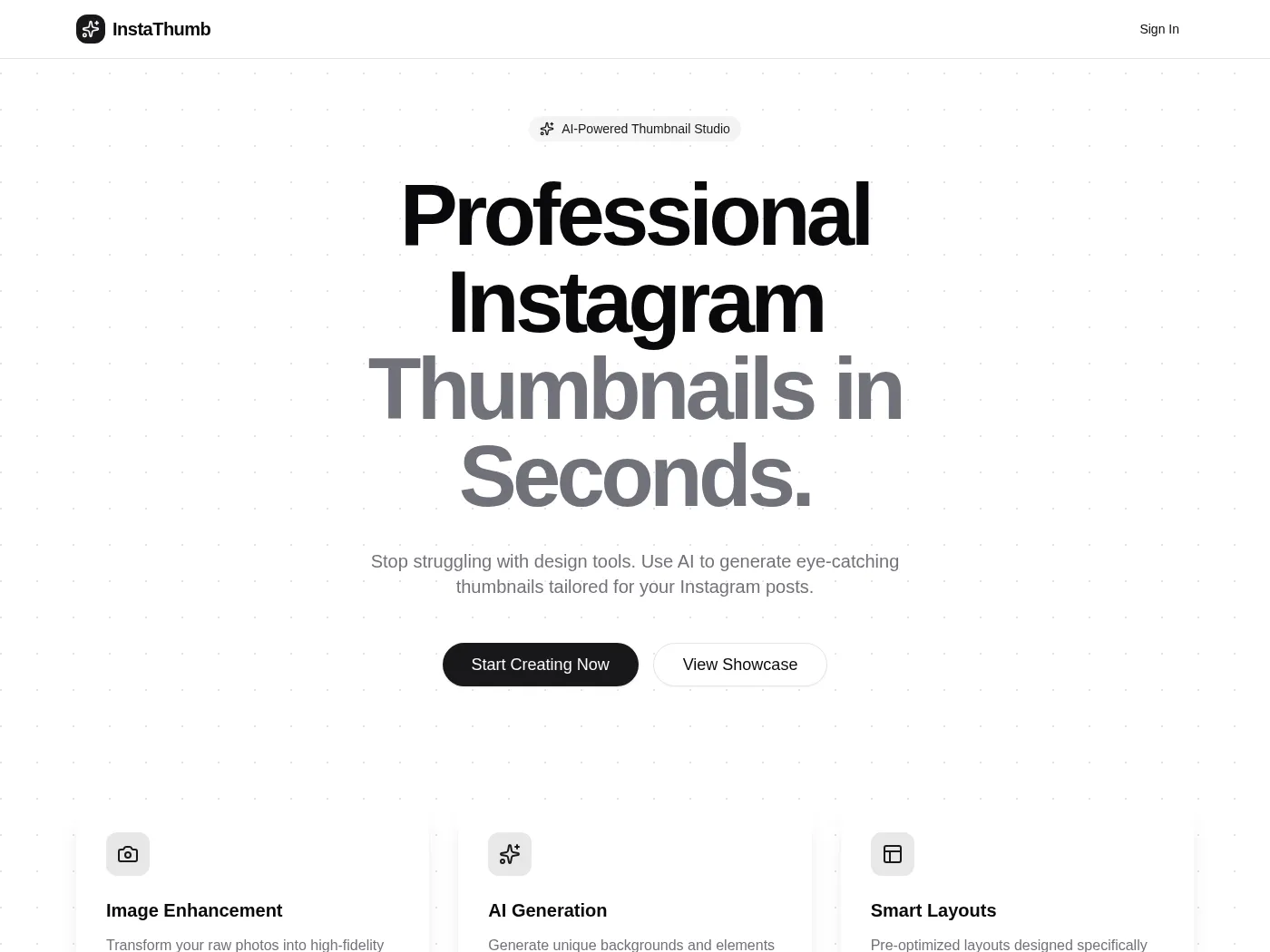 InstaThumb Generator
