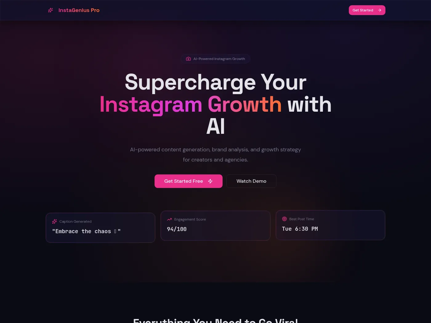 InstaGenius Pro