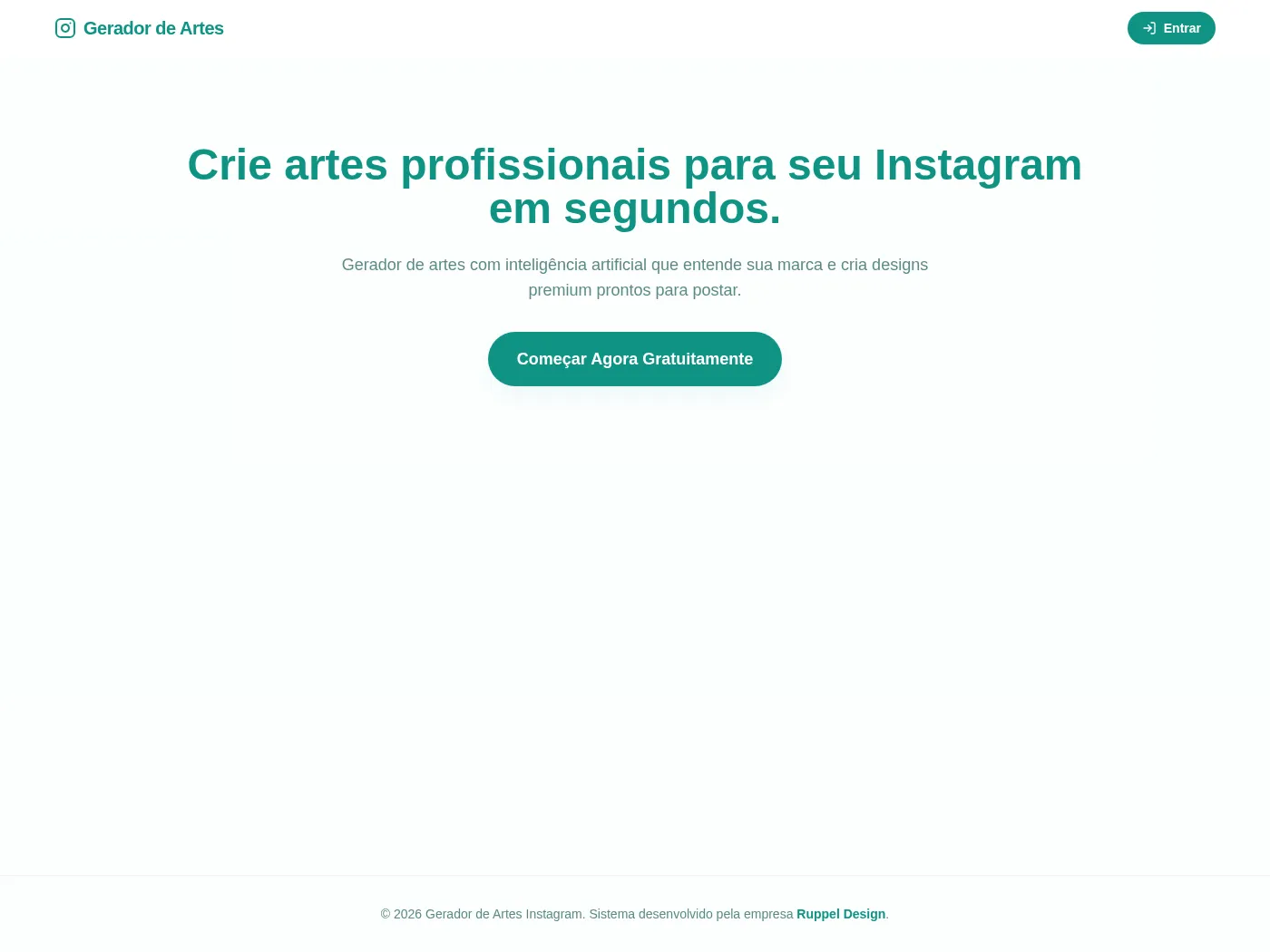 Gerador de Artes Instagram