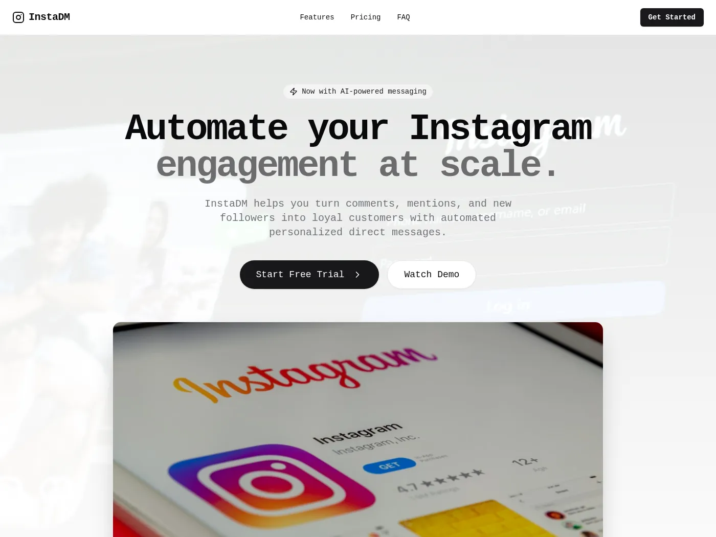 InstaDM SaaS Platform