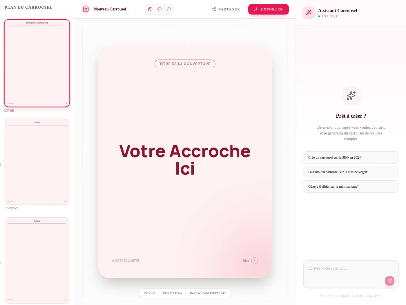 Insta Carousel Builder