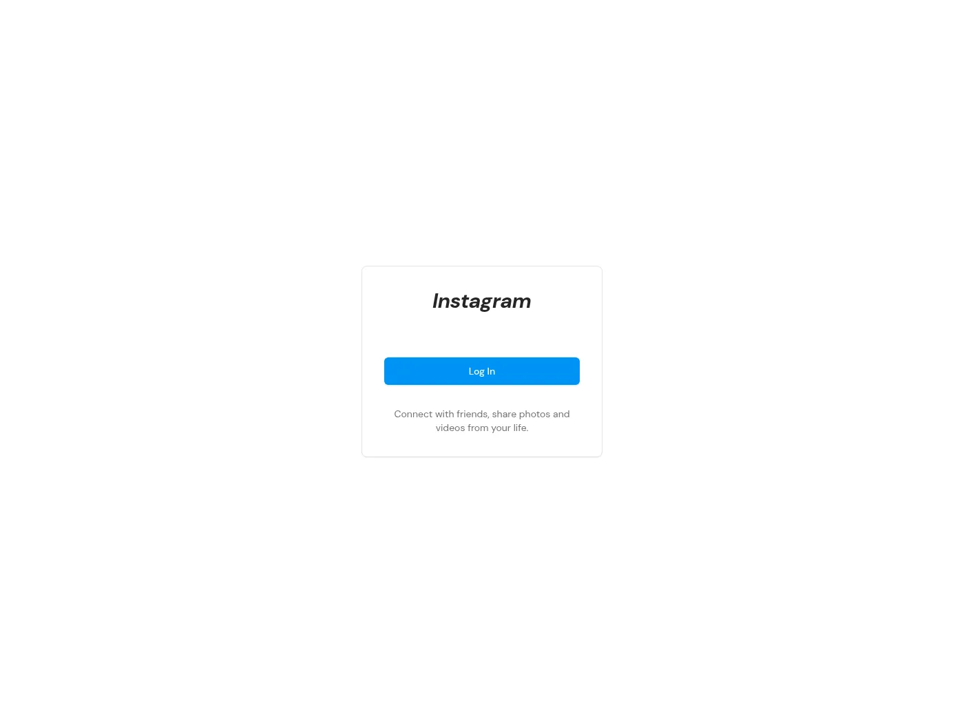 Instagram Clone