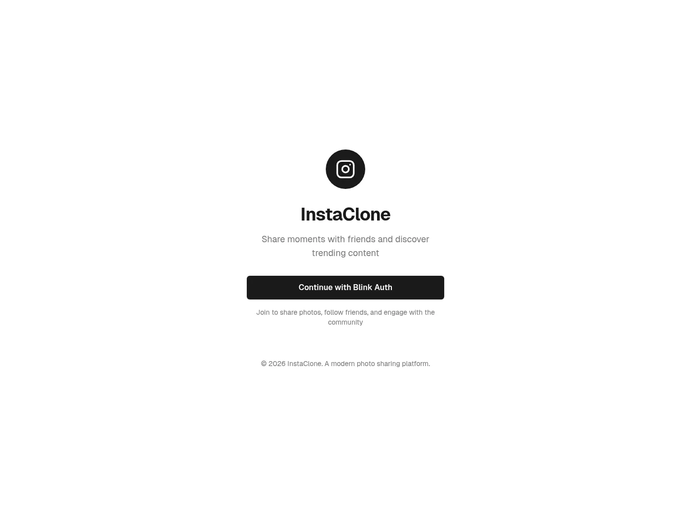 InstaClone Social App