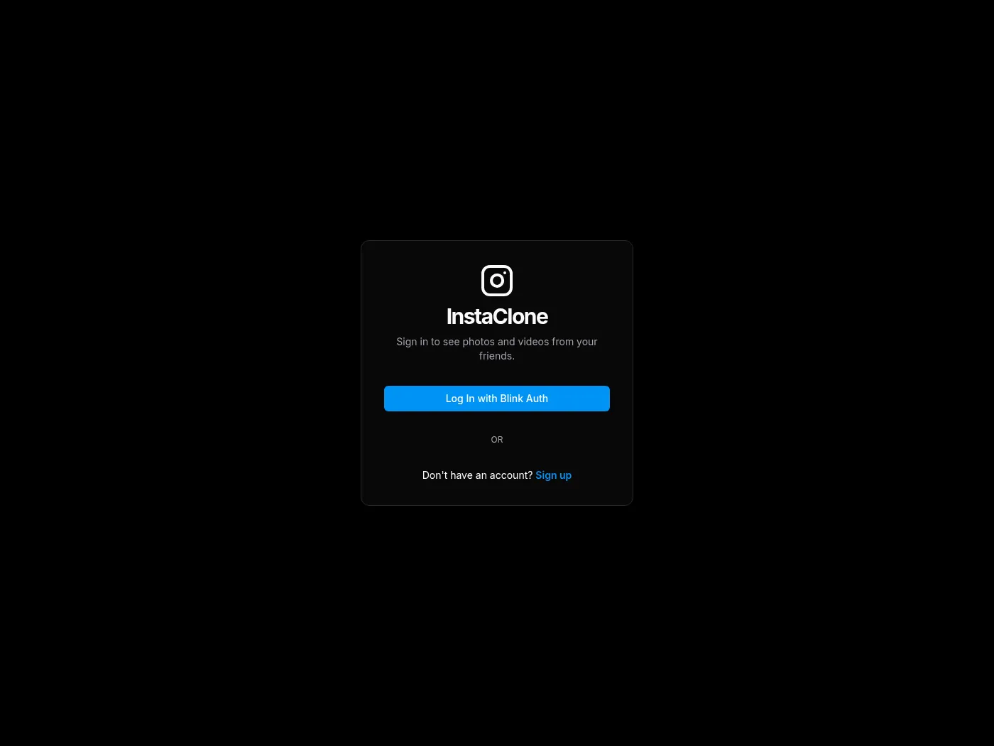 InstaClone Social Network
