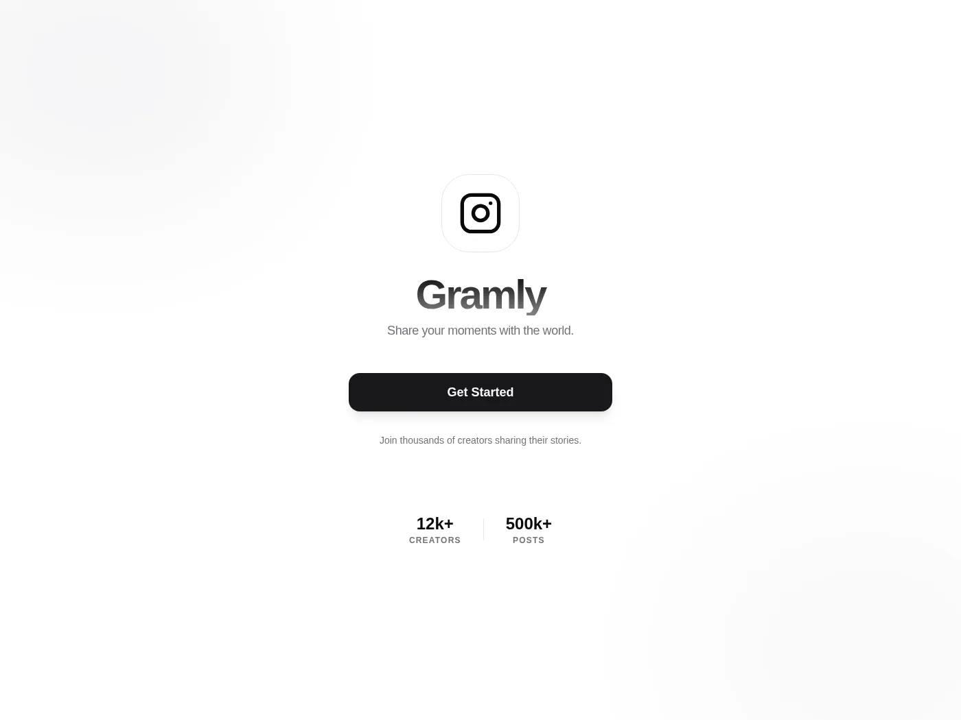 Gramly Social App