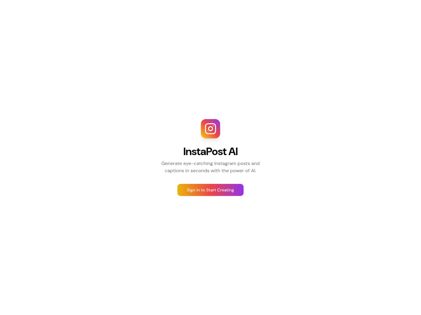InstaPost Generator