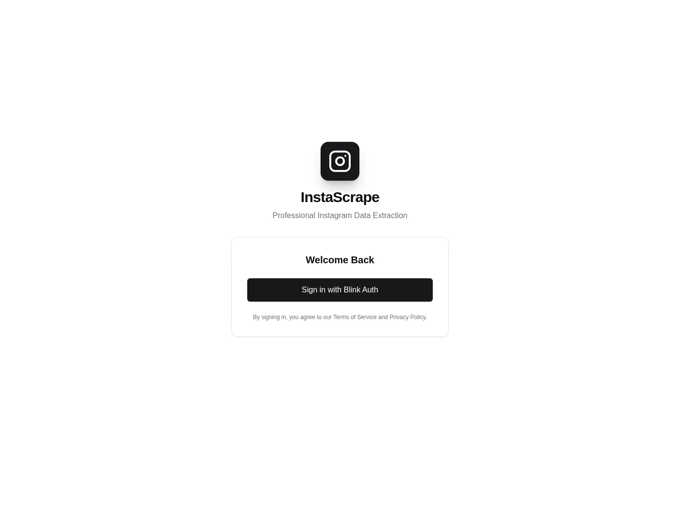 Insta Data Scraper