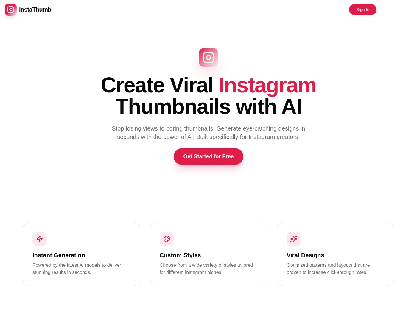 InstaThumb Generator