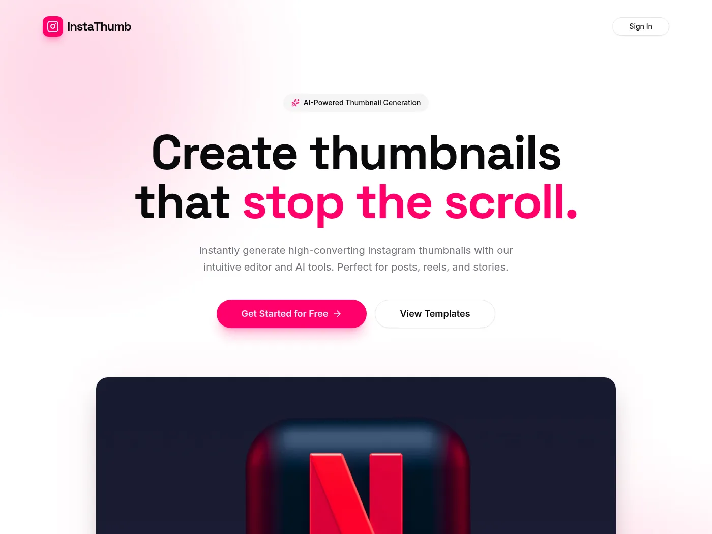 InstaThumb Generator