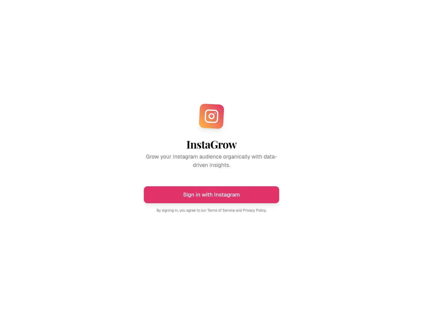 InstaGrow App