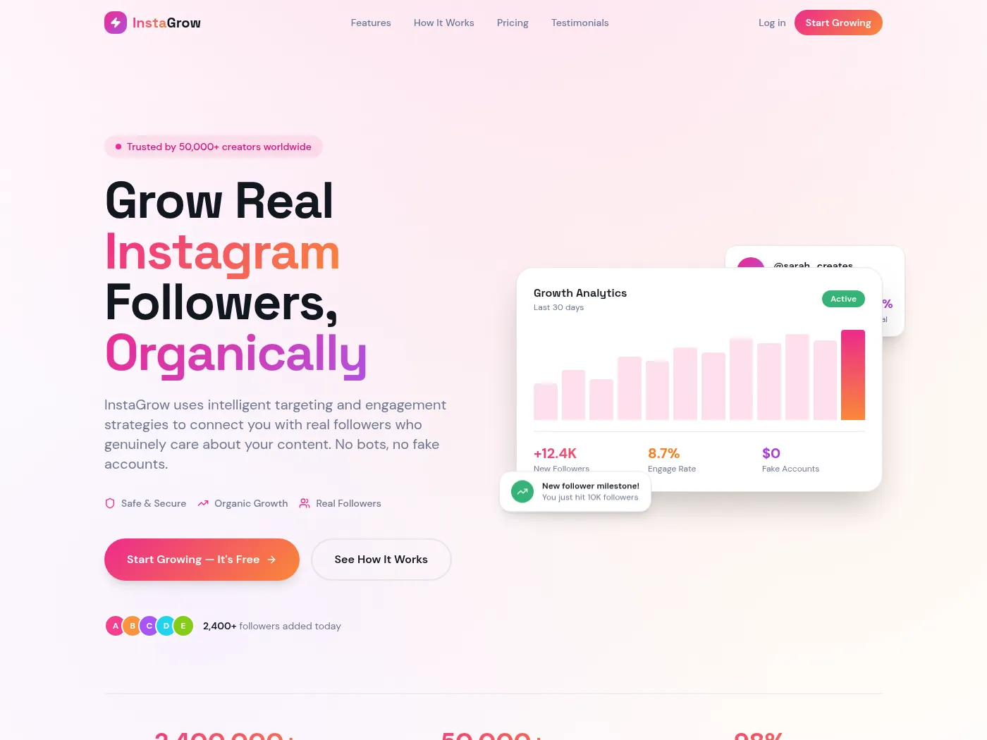 InstaGrow Site