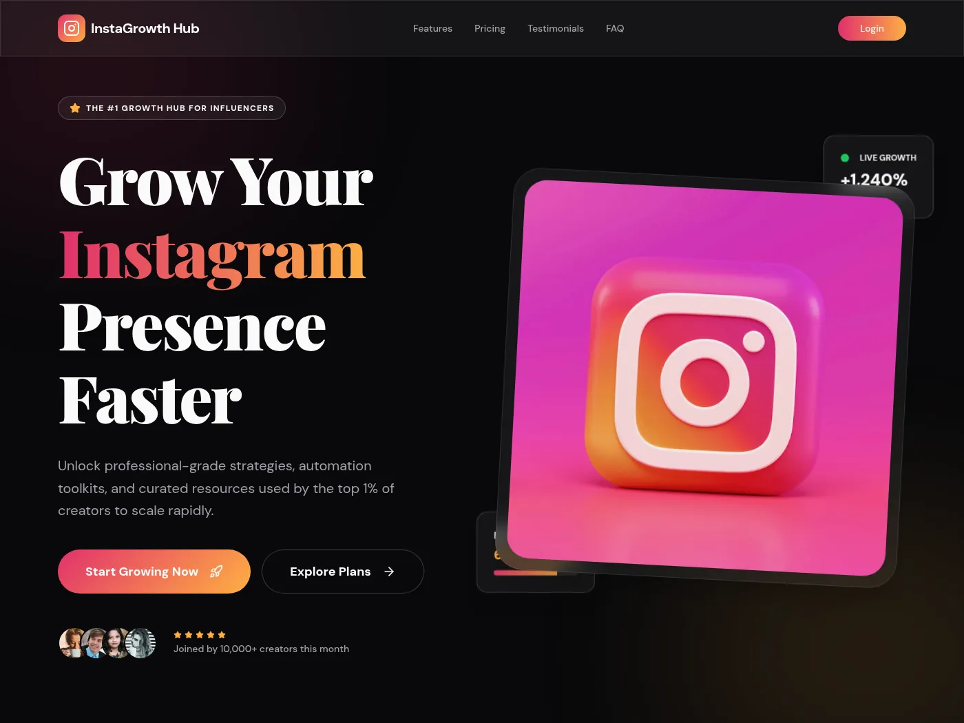 InstaGrowth Hub
