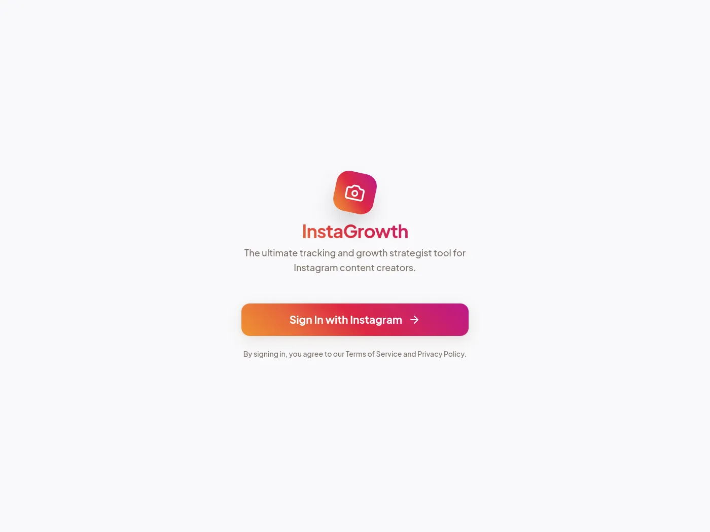 InstaGrowth Tracker