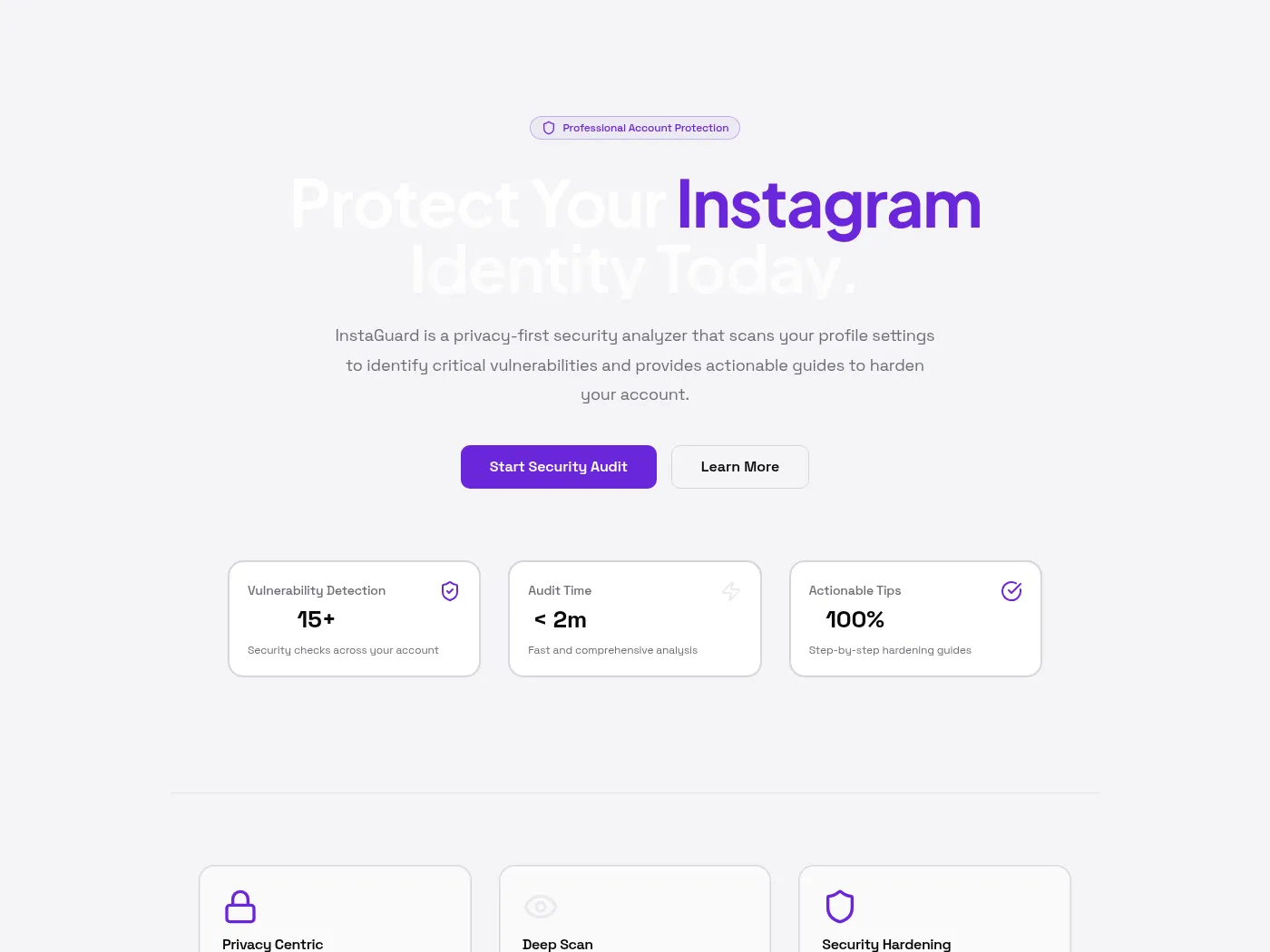 InstaGuard Analyzer