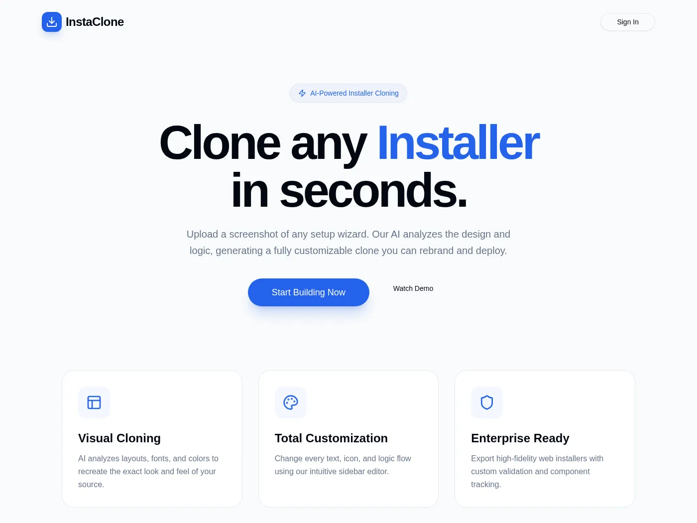 Custom Installer Clone
