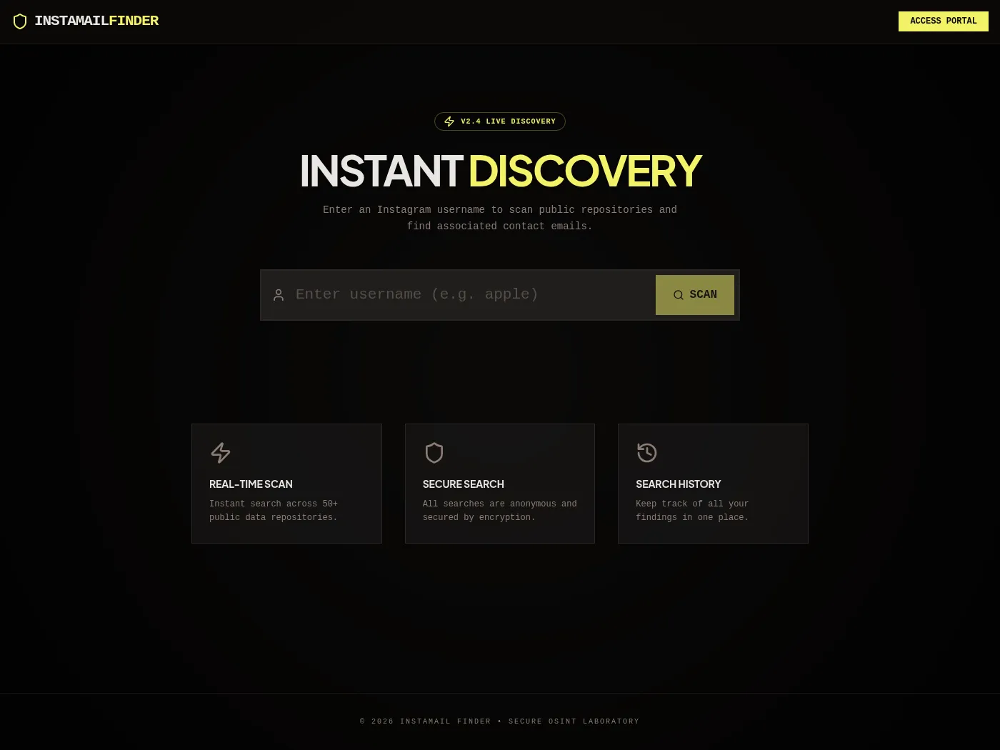 InstaMail Finder
