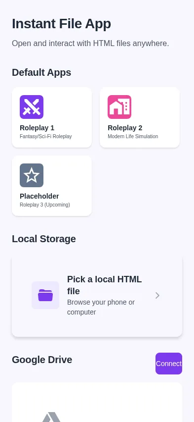 Instant File App