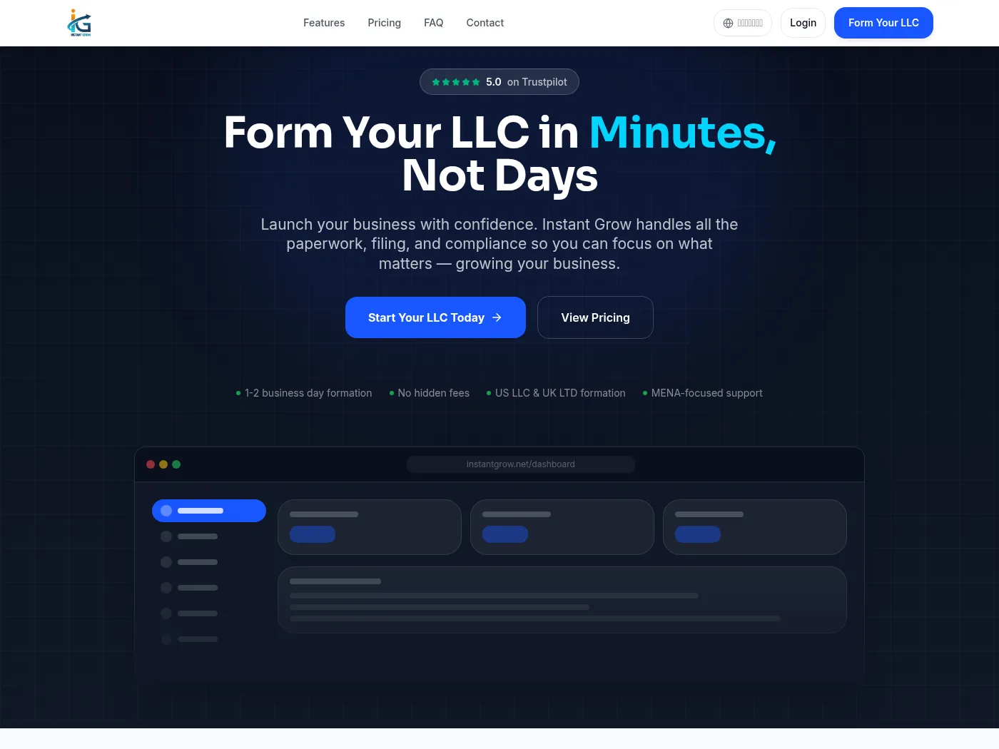 Instant Grow Portal