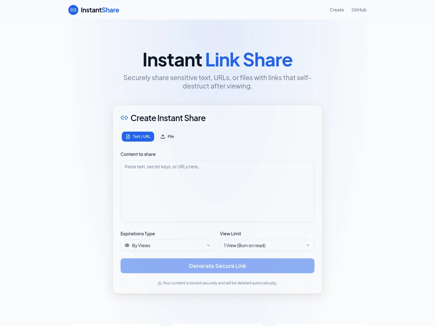 Instant Link Share