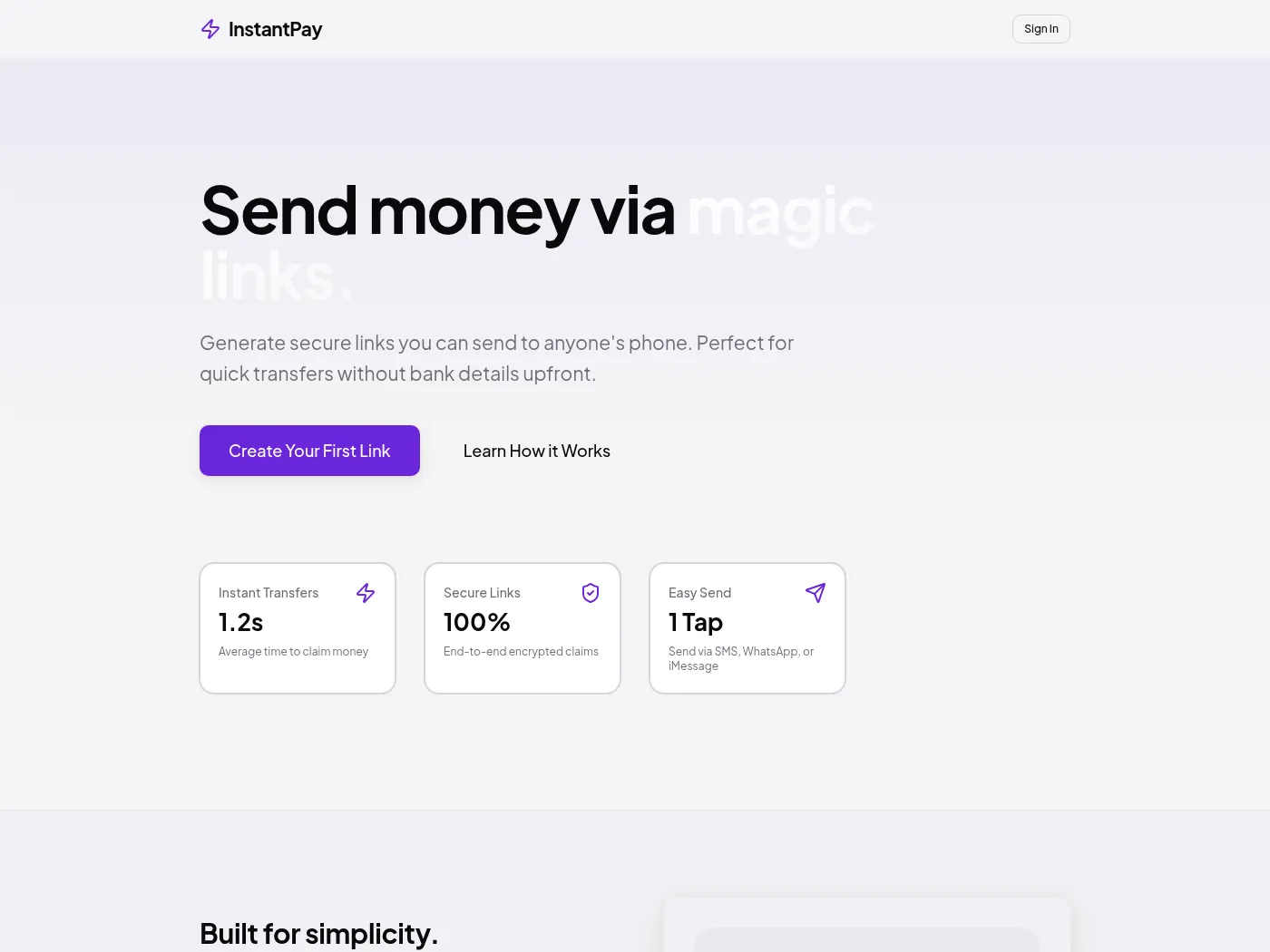 Instant Money Link