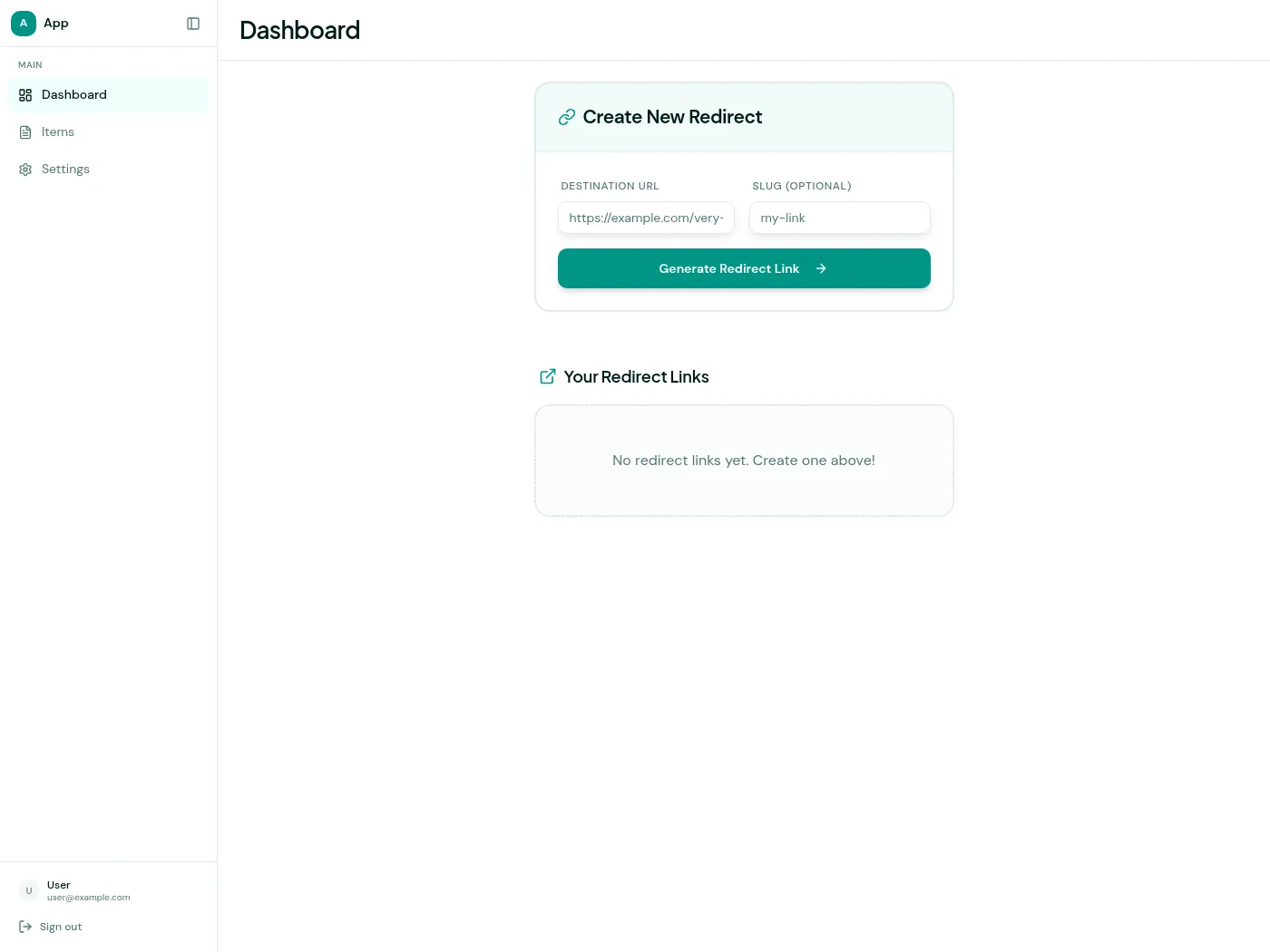 Instant Redirect Link