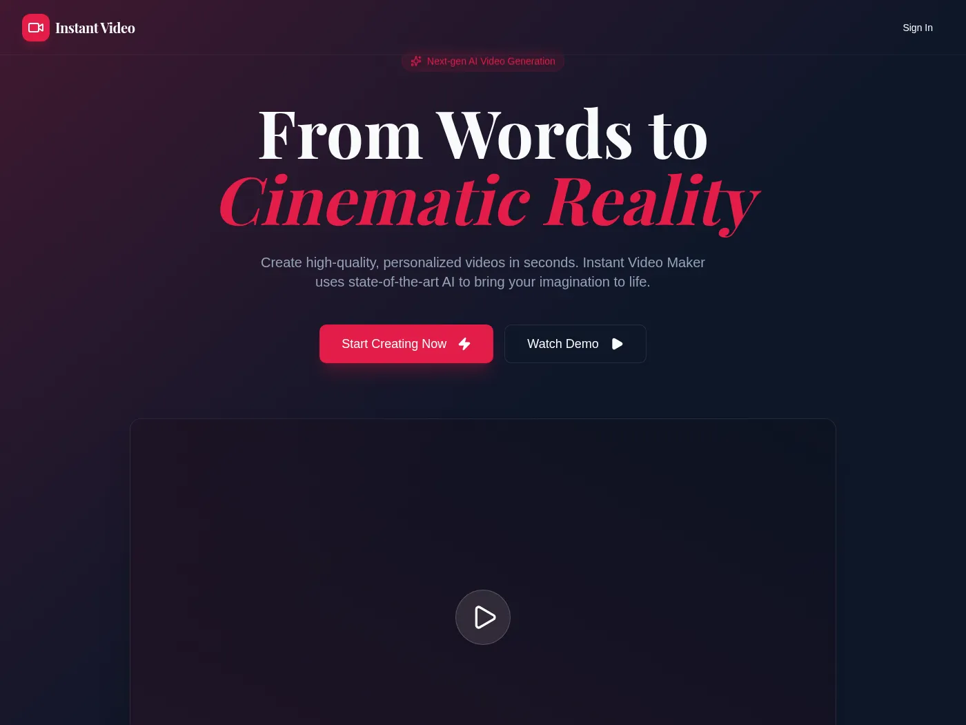 Instant Video Maker