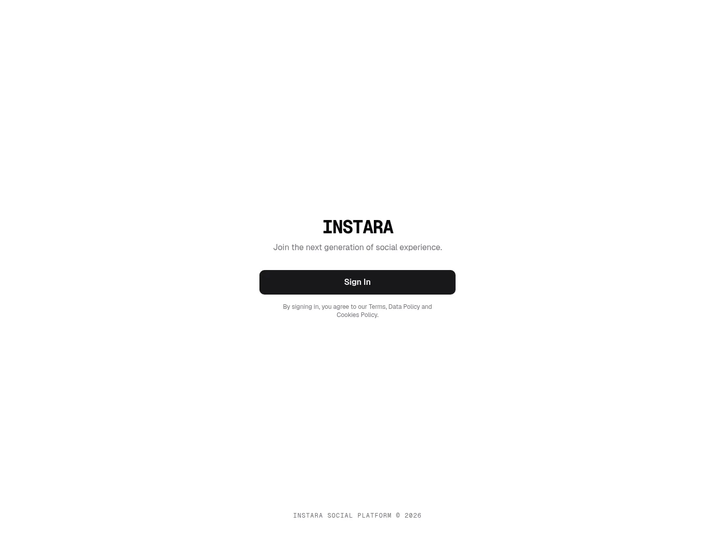 Instara Social Platform