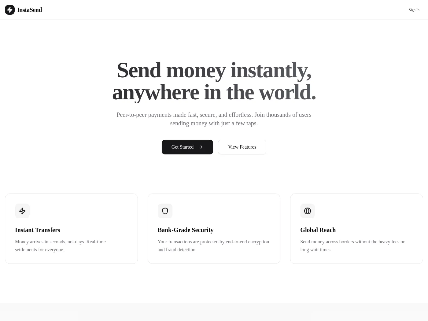 InstaSend Money App