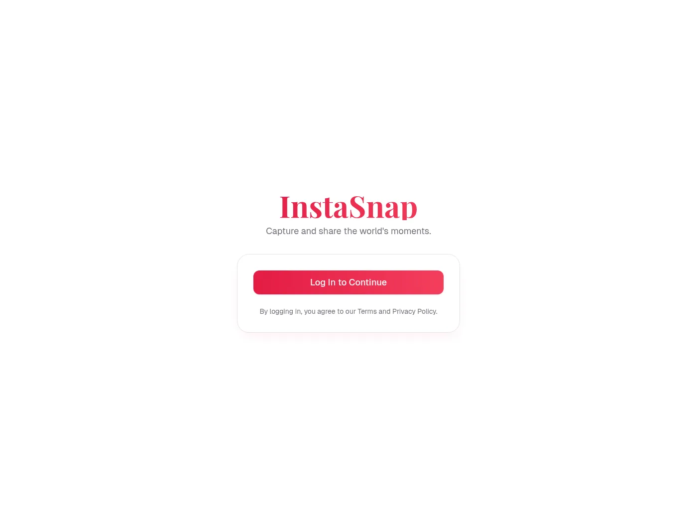 InstaSnap Social Media