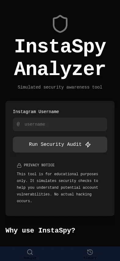 InstaSpy Analyzer