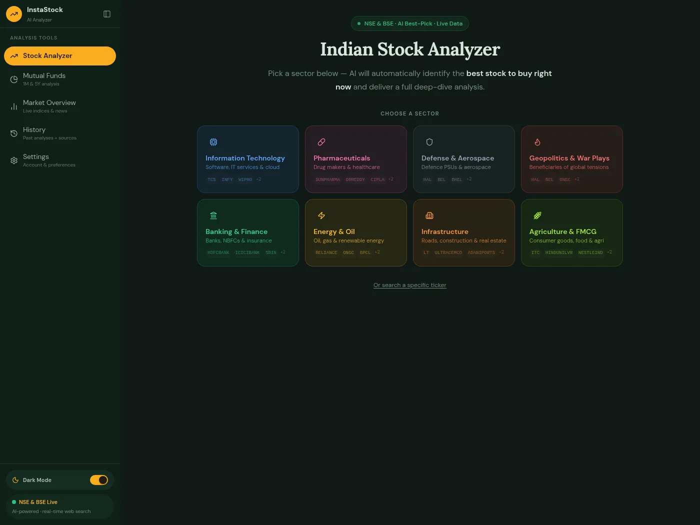 InstaStock Analyzer