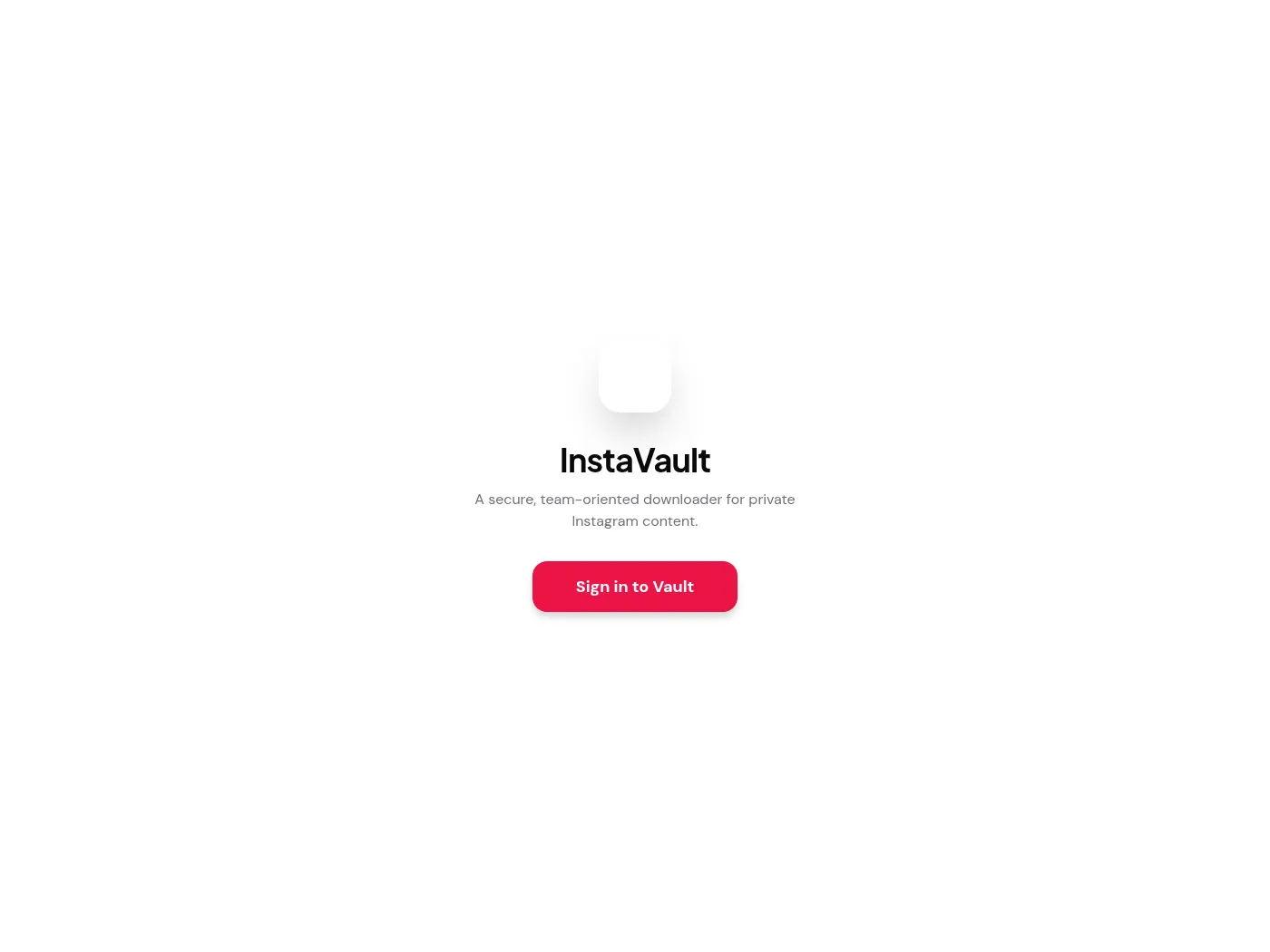 InstaVault Private Downloader