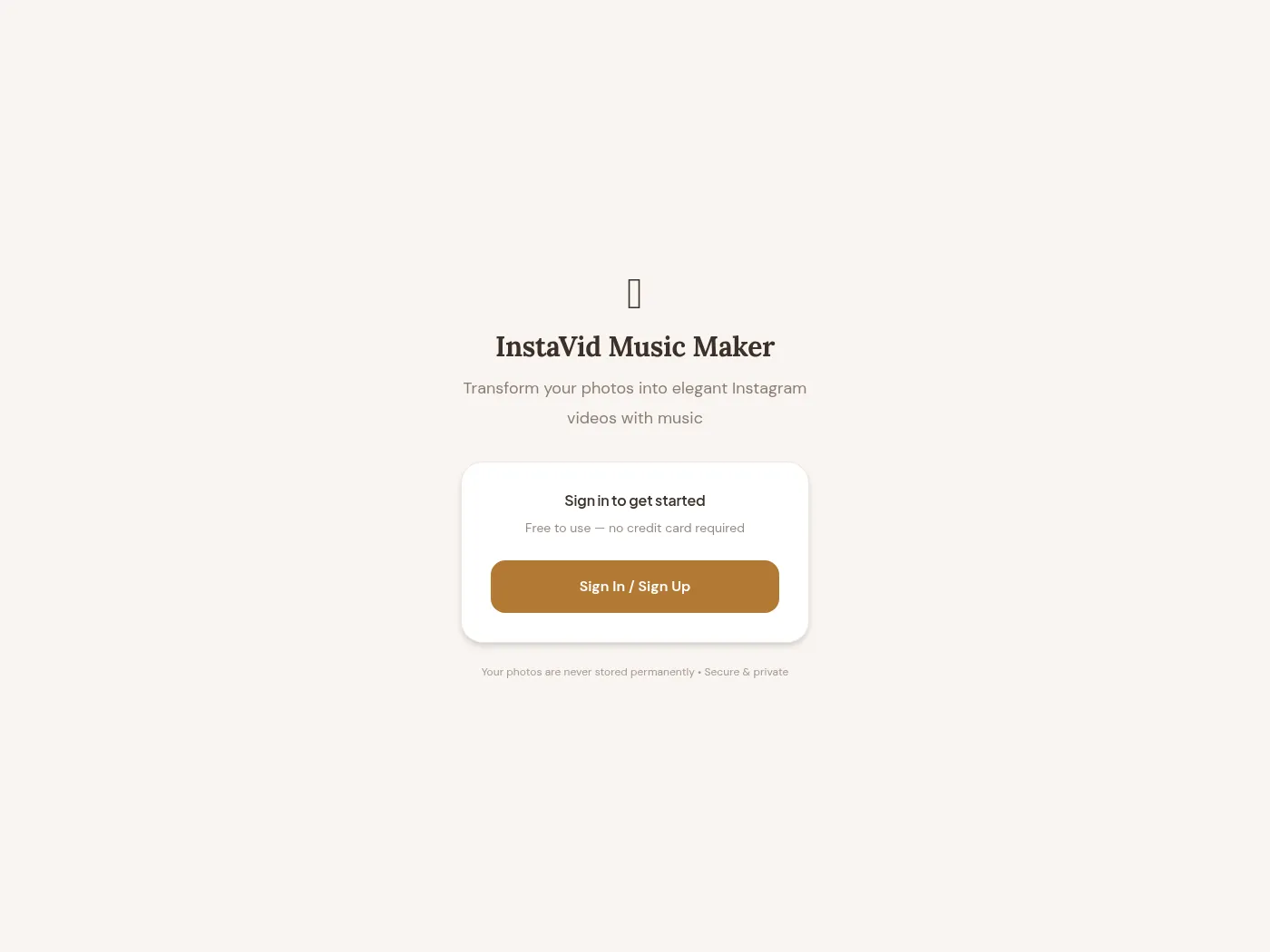InstaVid Music Maker