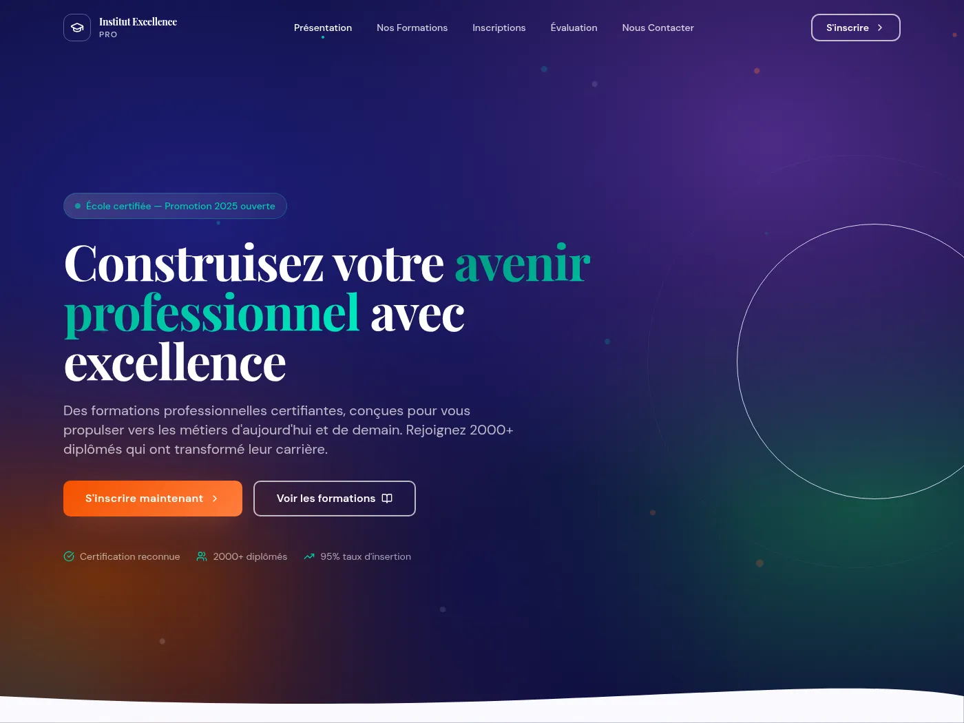 Institut Excellence Pro Web