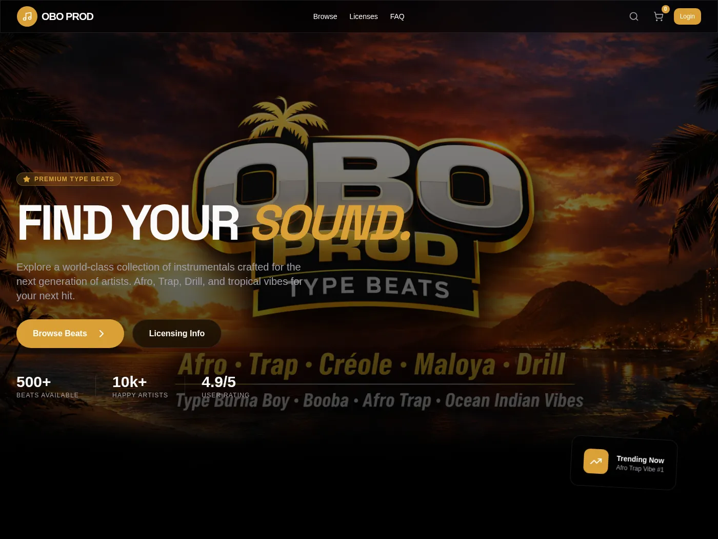 BeatStore Webshop