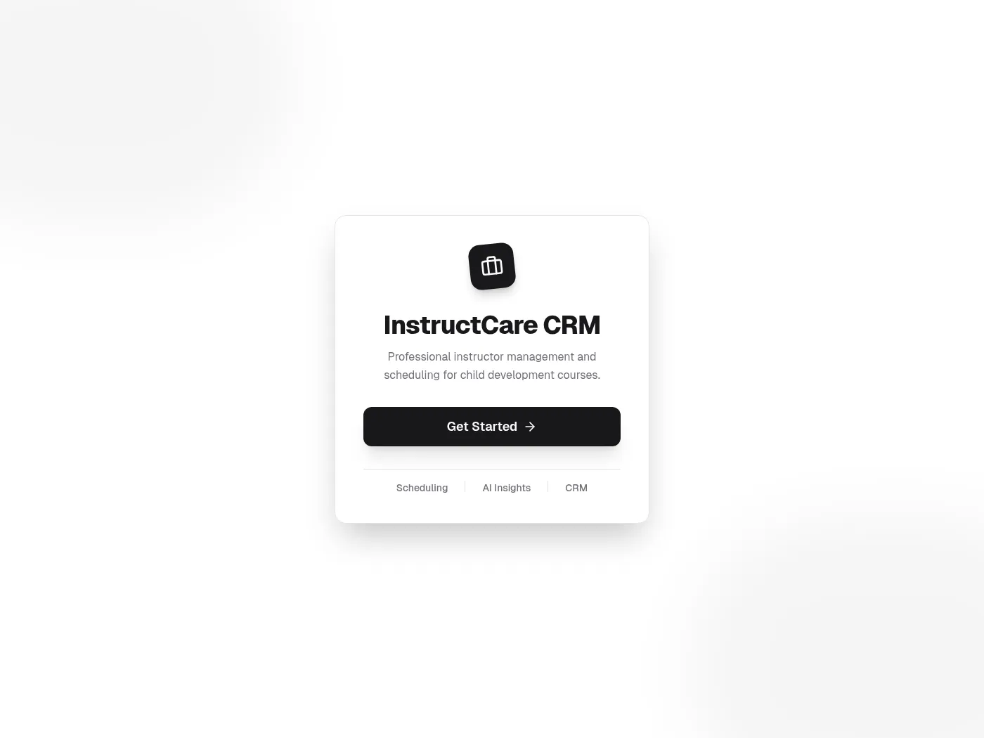 InstructCare CRM
