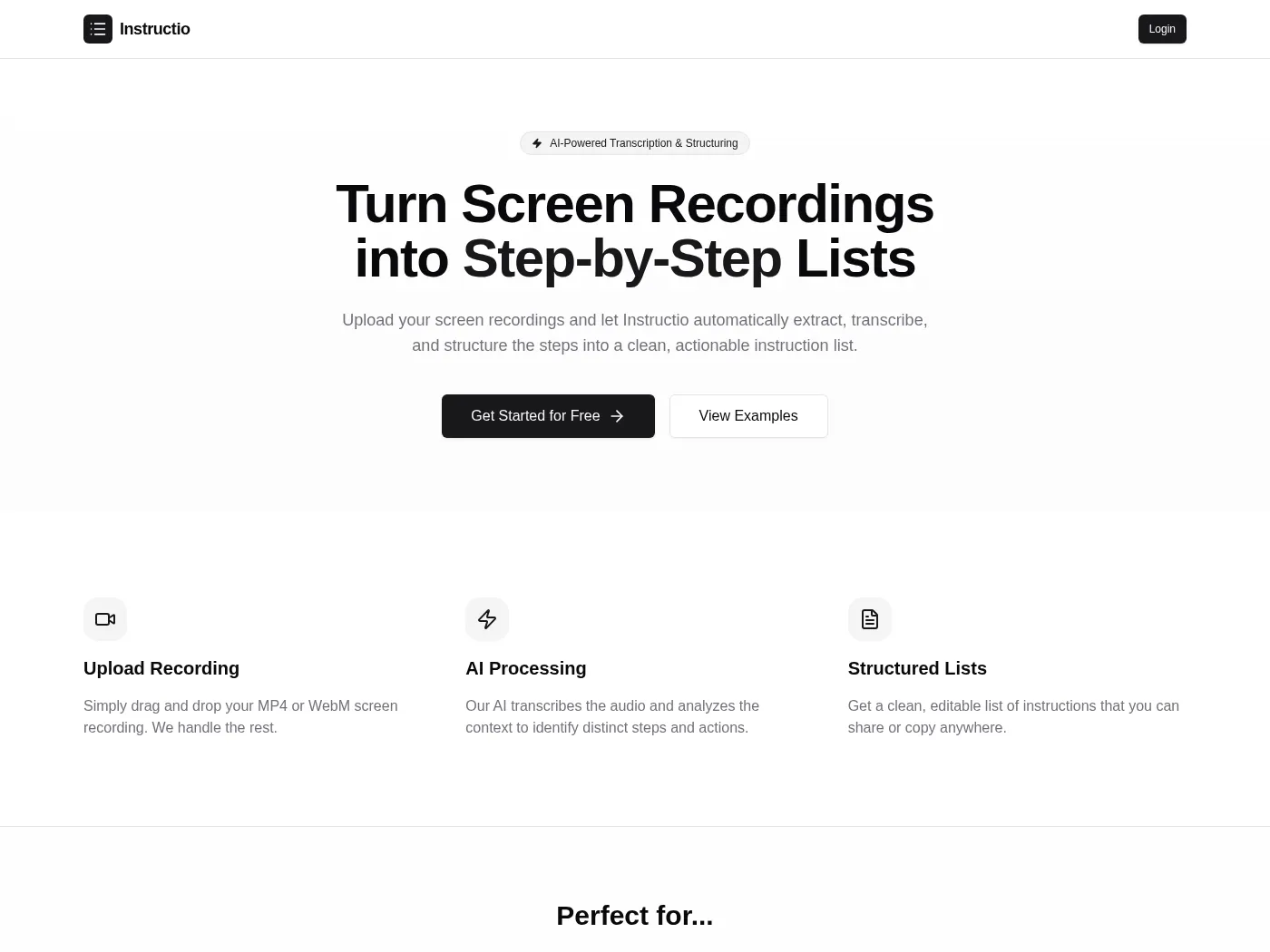 Instruction List Creator