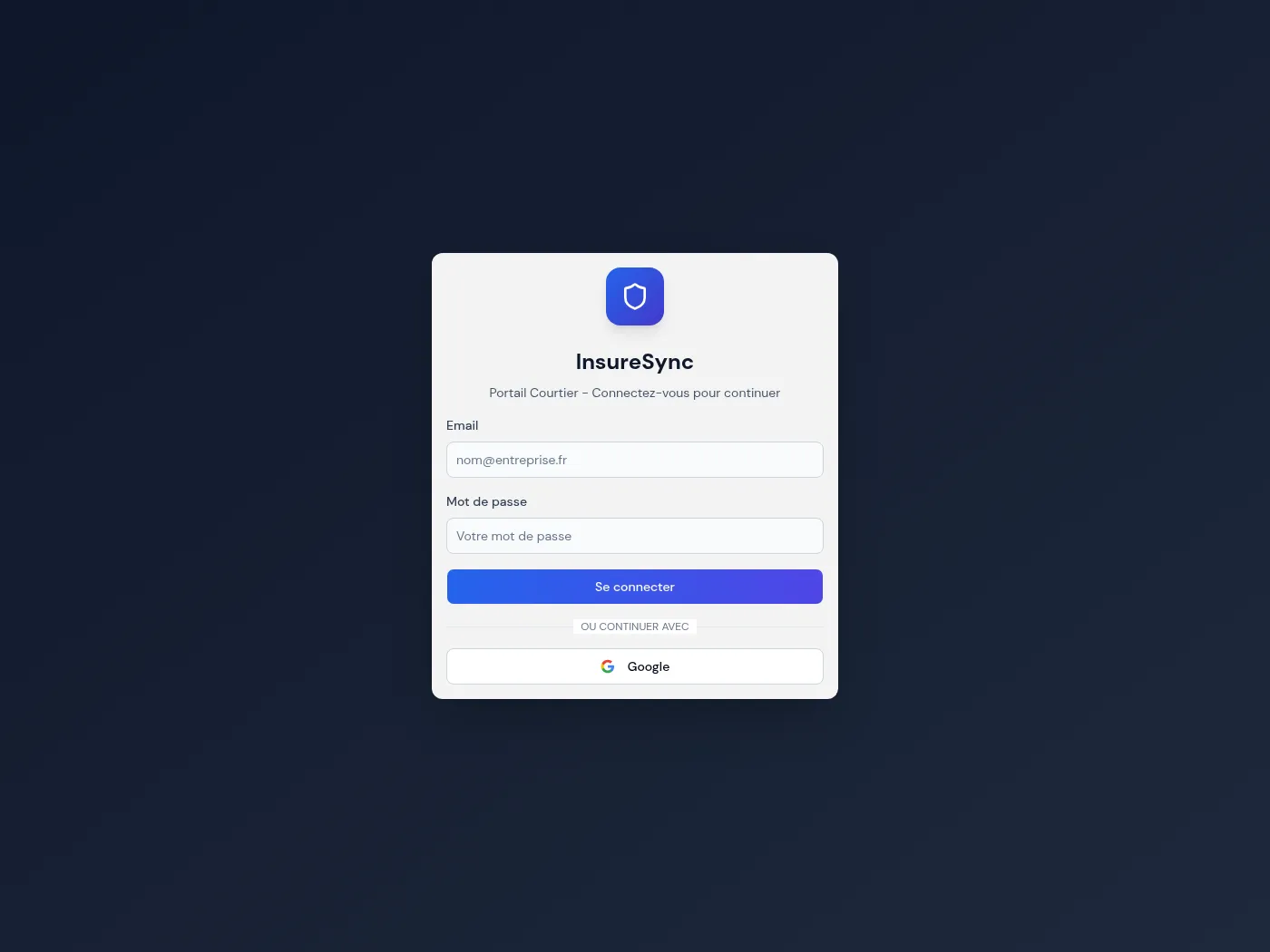InsureSync Internal Portal