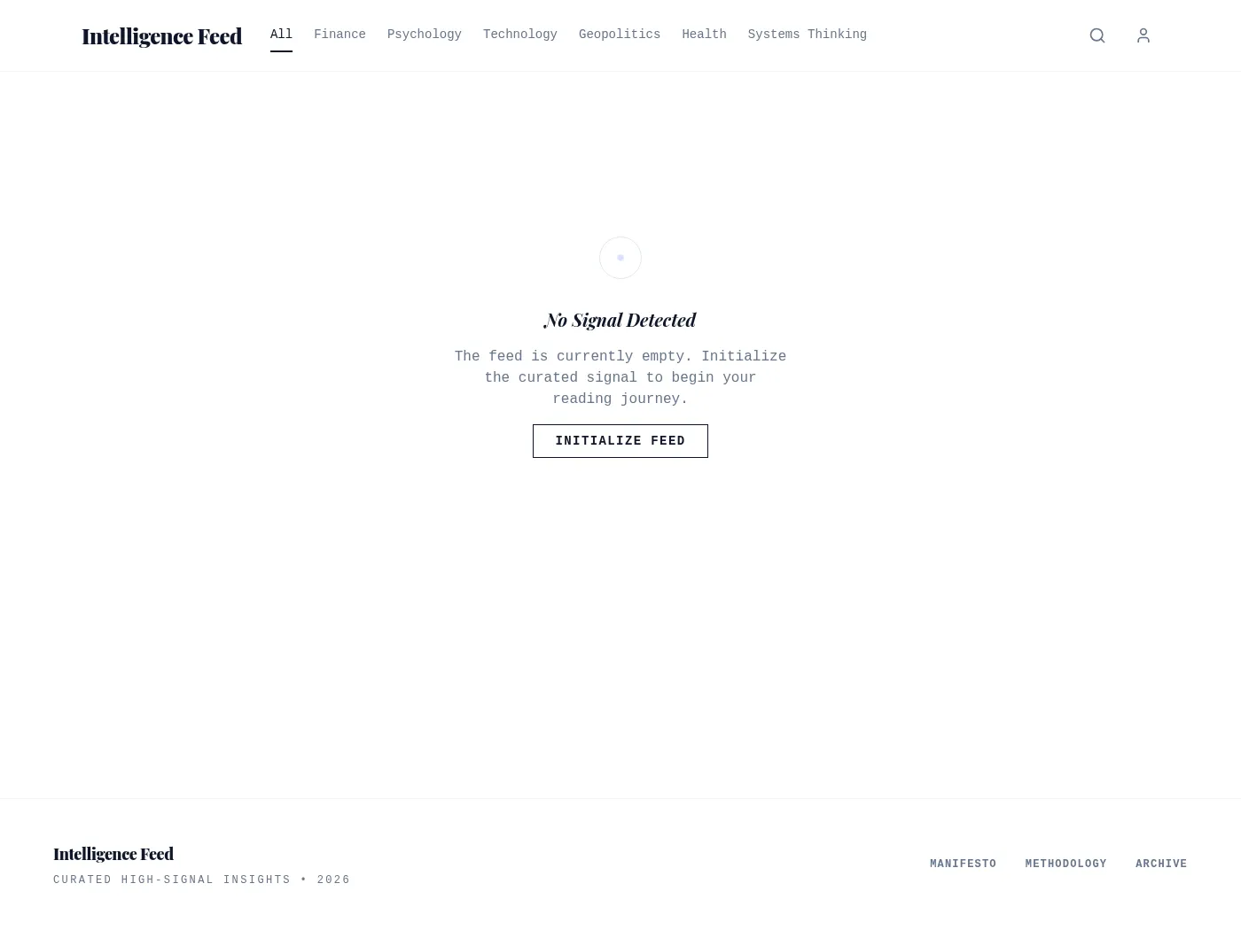 Intelligence Feed