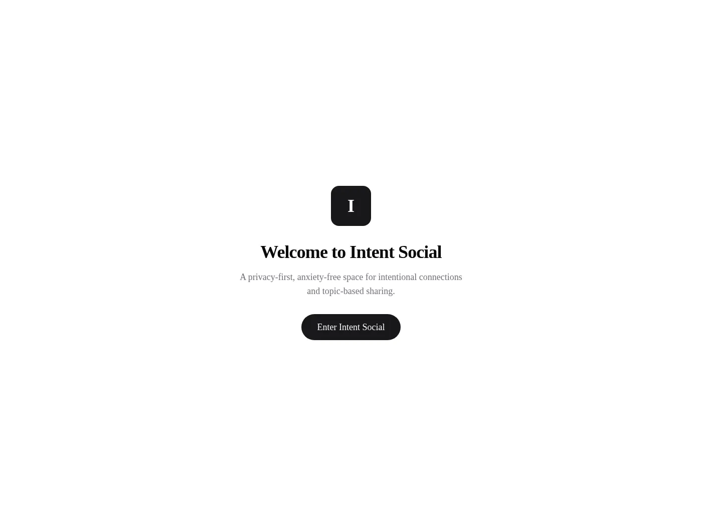 Social Intent